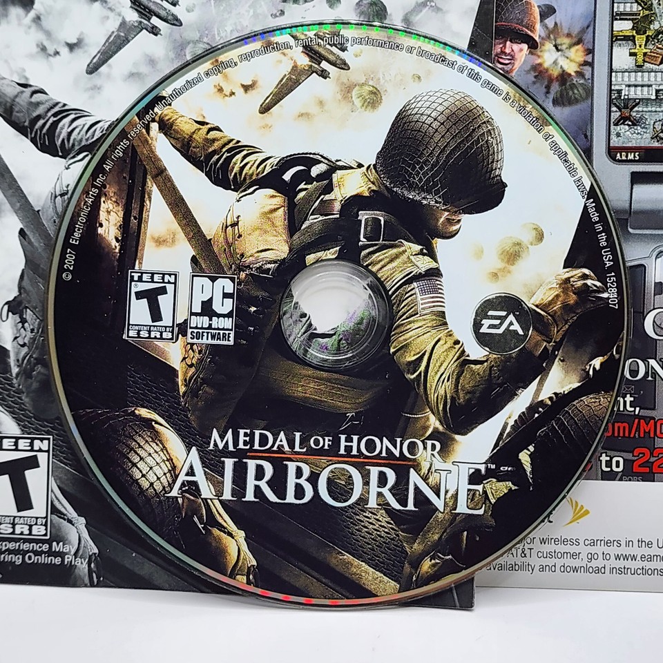 Medal of Honor Airborne PC DVD ROM Game Complete CIB | eBay