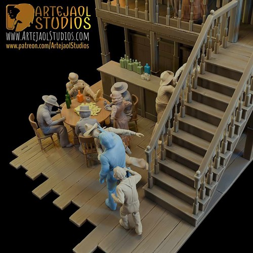 1/32 Scale Spaghetti Western 12 Figures Resin Model Kit | eBay