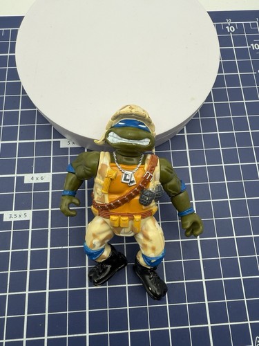 Vintage 1991 Teenage Mutant Ninja Turtles TMNT Leonardo Lieutenant Leo ...