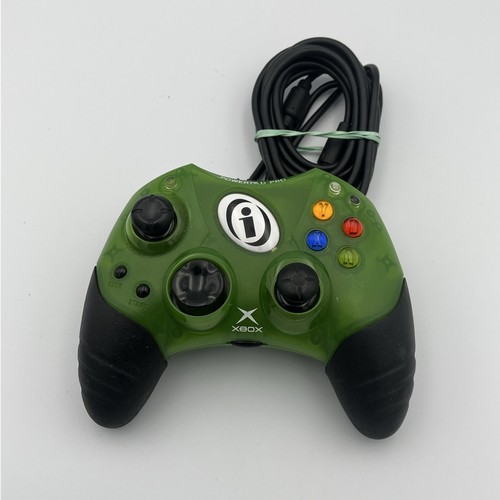 Original Xbox InterAct PowerPad Pro Green Controller FOR PARTS / REPAIR ...