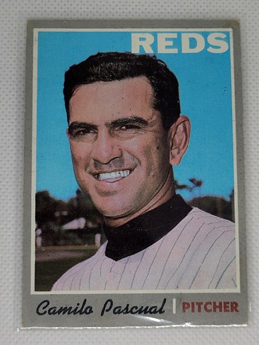 1970 Topps Baseball Camilo Pascual #254 Cincinnati Reds | eBay