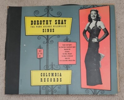 Dorothy Shay The Park Avenue Hillbillie Sings 78 RPM Record Set Of 4 ...