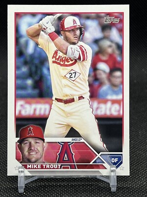 2023 Topps Series 1 - #27 Mike Trout Super Box Companion Card | eBay