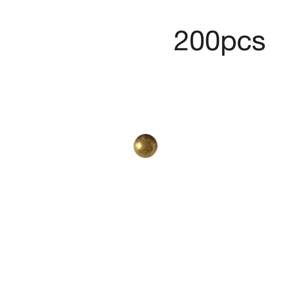 1/2'' (12.7mm) 200pcs Brass (H62) Solid Balls Loose Bearing Ball High ...