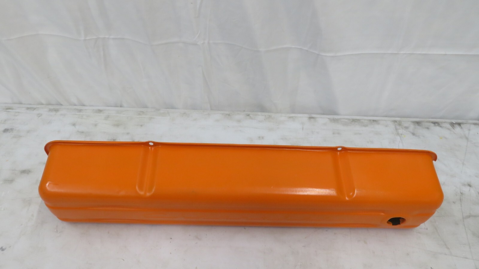SMALL BLOCK CHEVY TALL GM ORANGE STEEL VALVE COVER 1958-86 OEM | eBay