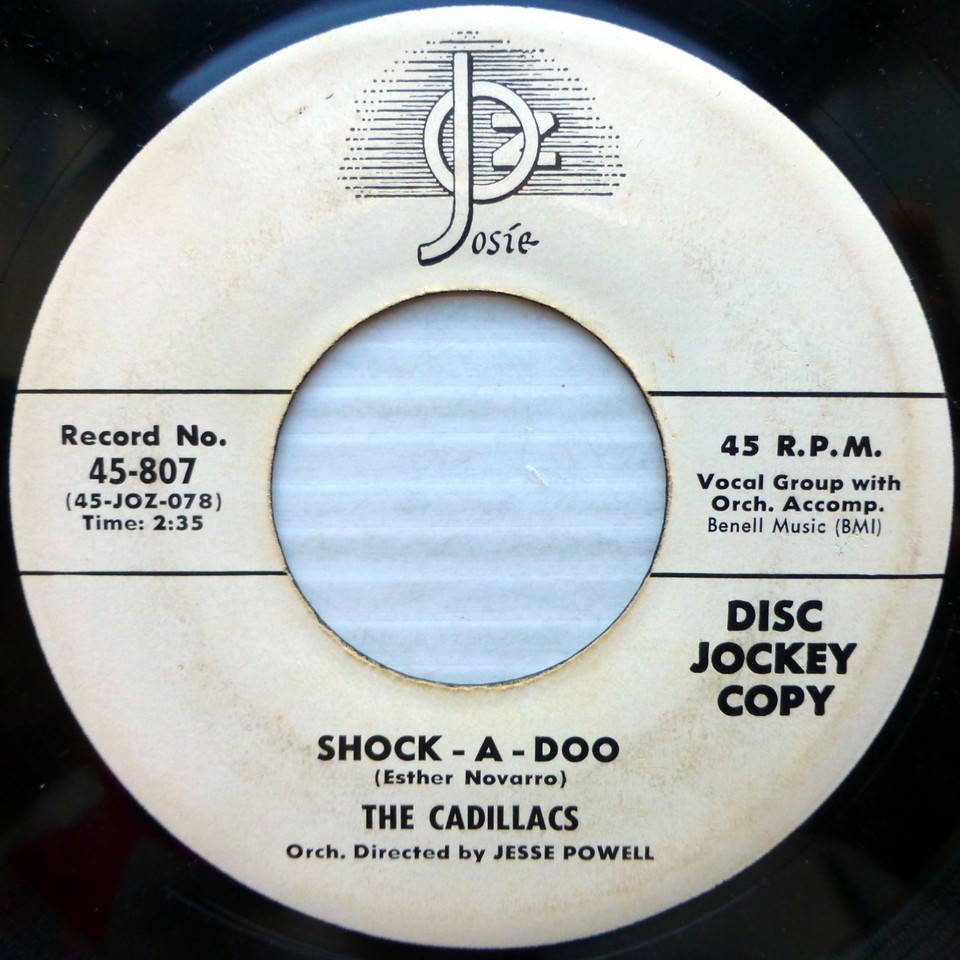 CADILLACS original promo 45 Rudolph Red-Nosed Reindeer ~Shock-A-Doo ...