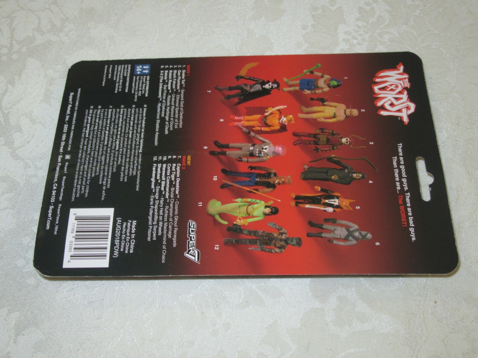 Super7 ReAction The Worst Cortex Commander Brown Suit Action Figure | eBay