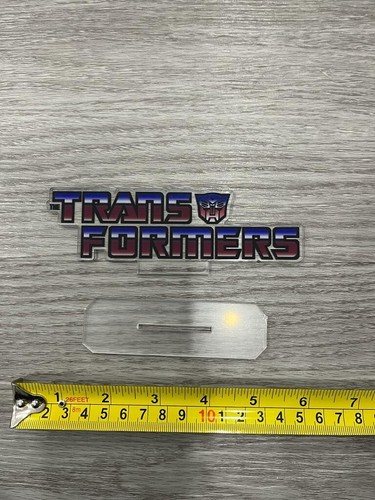 TRANSFORMERS Acrylic logo sign display (Not MP Masterpiece G1 Hasbro ...
