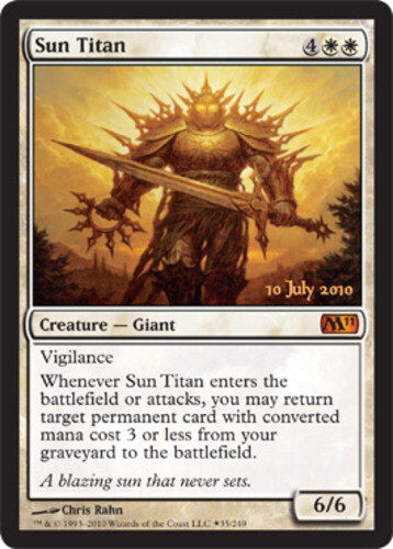 Sun Titan - Foil - Prerelease Promo Pre-Release Promos Heavily Played ...