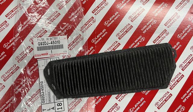 OEM Toyota Sienna Hybrid HV Battery Cooling Fan Dust Filter LEFT #2 ...