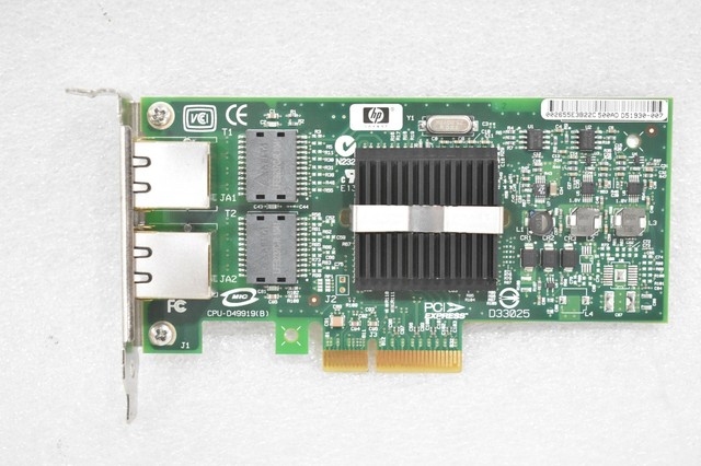 Intel Pro/1000 PT Dual Port Server Adapter Expi9402ptblk Pci-e 1x 2nd ...