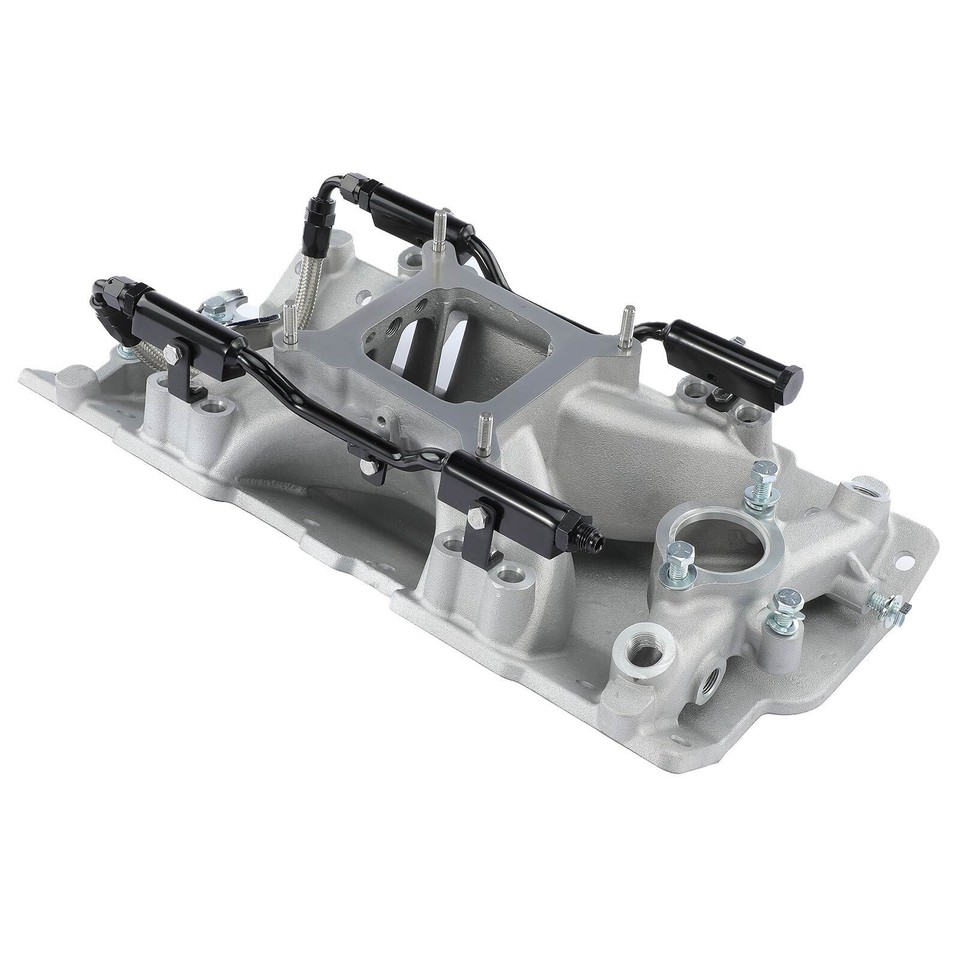 1x 4150 EFI Single Plane Fuel Injection Intake Manifold for Chevy Small ...