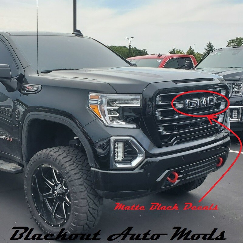 Blacked Out Gmc Logo New 2024 GMC Sierra 1500 AT4 Crew Cab In #2G24815