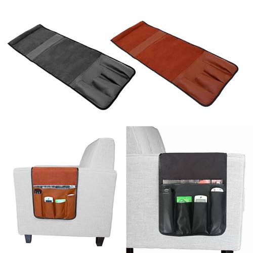 Couch Remote Control Holder Sofa Arm Rest Tidy Organizer Caddy Pocket ...