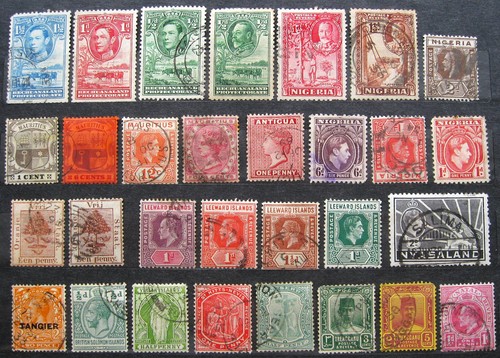 Great Britain, Colonies, selection of old used stamps #3 | eBay