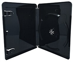 12mm Glossy Black Blu-Ray 1 Disc DVD Case Lot | eBay