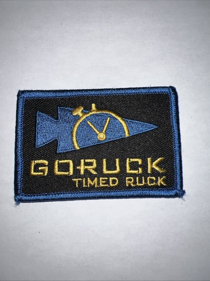 GORUCK Moral Club Challenge Timed Ruck Patch 2X3 Hook and Loop | eBay