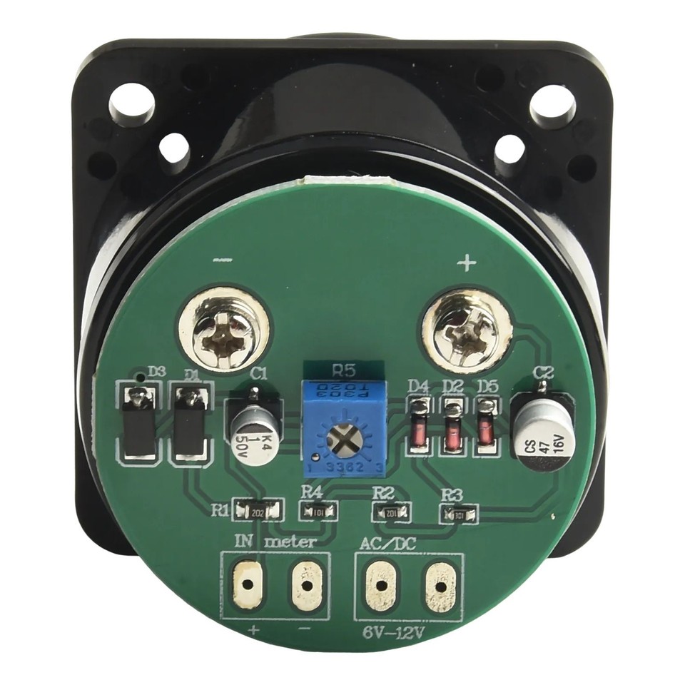 VU Level Meter 45mm Power Measurement Tool for Audio Projects with ...