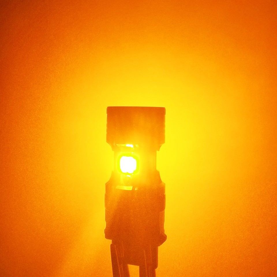 3157 Switchback LED Turn Signal Lights Anti Hyper Flash WHITE Dual ...