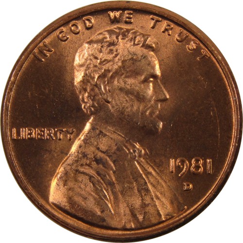 1981 D Lincoln Memorial Cent BU Uncirculated Penny 1c Coin | eBay