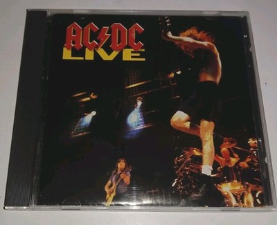 AC/DC Live CD 1992 Disc Like New With INLAY POSTER fast Free Shipping ...