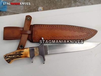 Custom Handmade Loveless Style Big Bear Sub-Hilt Fighter Full Tang ...
