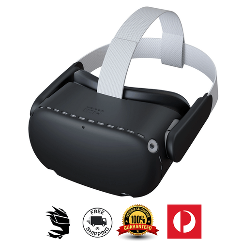 KIWI Headset Protective Silicone Shell for Meta/Oculus Quest 2 (Black ...