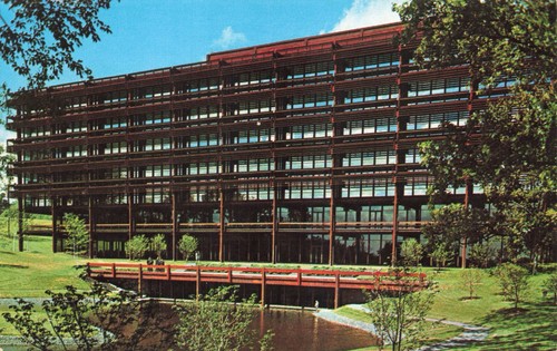 Postcard IL Moline John Deere & Company Administrative Center Farming ...