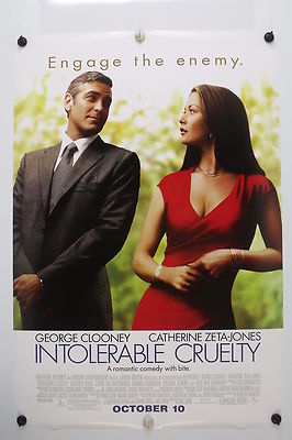 INTOLERABLE CRUELTY - George Clooney Original Movie Poster 2002 Rolled ...