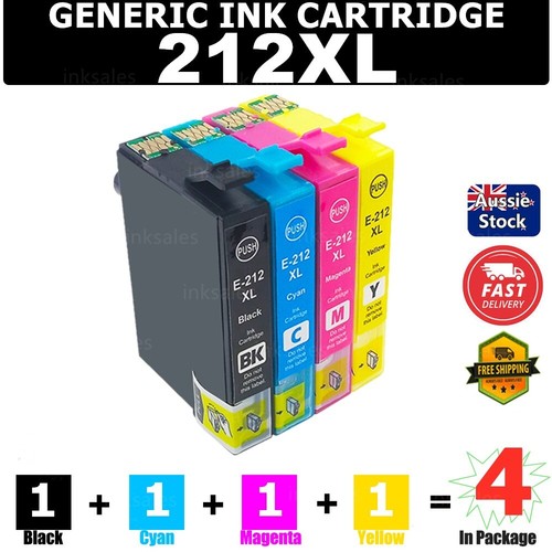 7x 212XL Generic Ink For Epson WF2810 WF2830 WF2860 XP2100 XP3100 ...