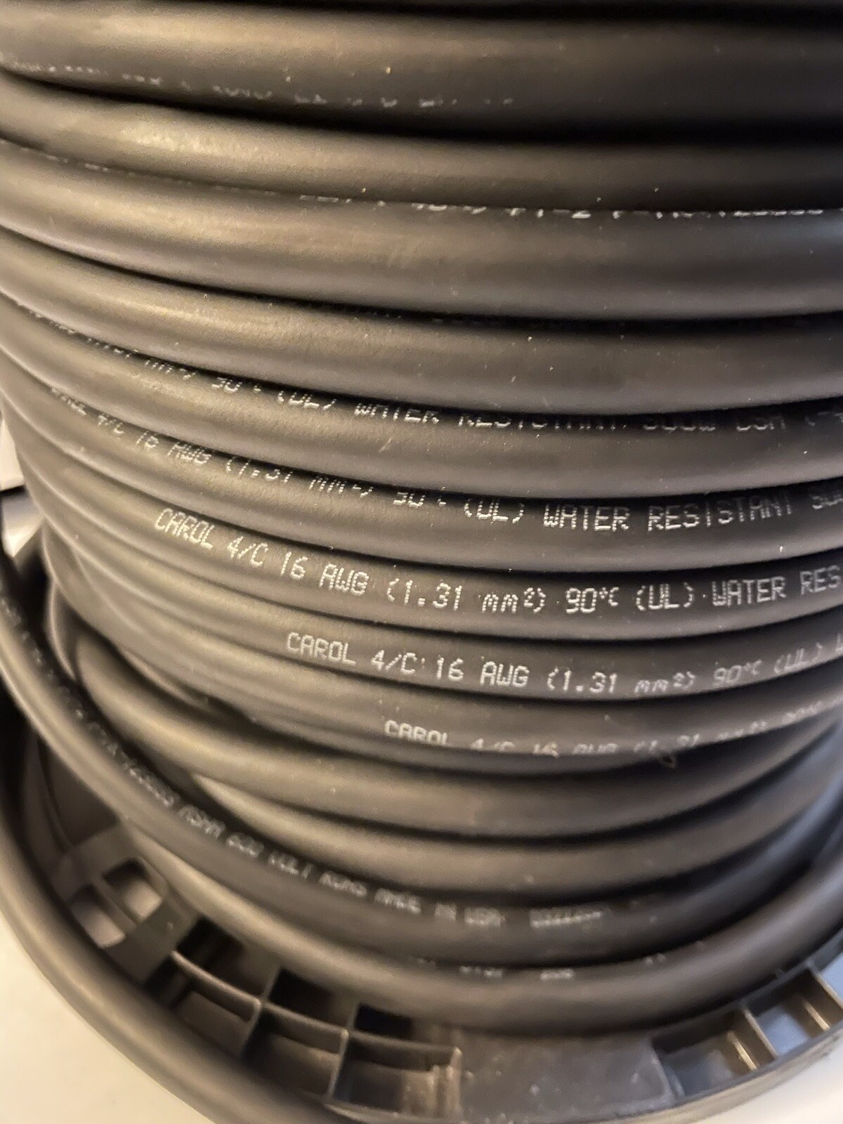 Carol Brand 02766 Carolprene Cable Type SOOW 4 Conductor 16 AWG CSA 10 ...