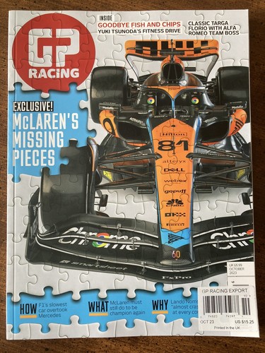 GP Racing F1 Racing Magazine October 2023 | eBay