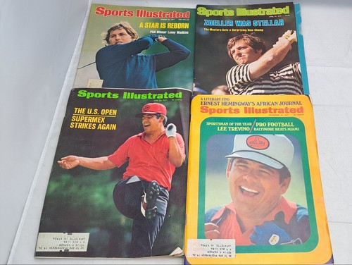 Lot of 4 1970's Sports Illustrated Magazines Golf Cover Watkins Trevino ...