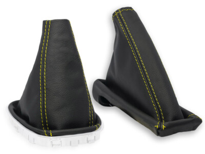 FOR OPEL ADAM 2012-2019 GEAR SHIFT BOOT + HANDBRAKE GAITER LEATHER ...