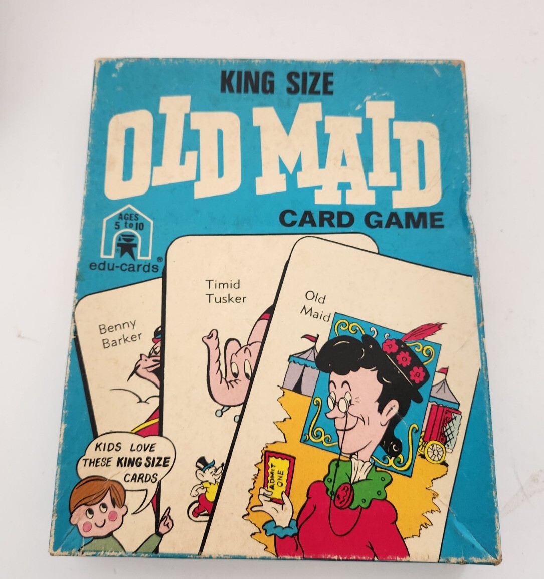 Nosey News Vintage Old Maid Cards Vintage Playing Cards – Old Maid