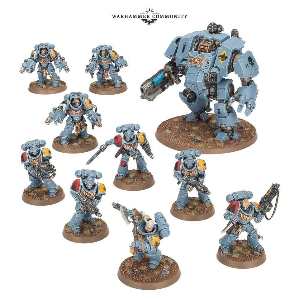 GW Warhammer 40K - Tooth and Claw (Box Set) Space Wolves + Genestealers ...