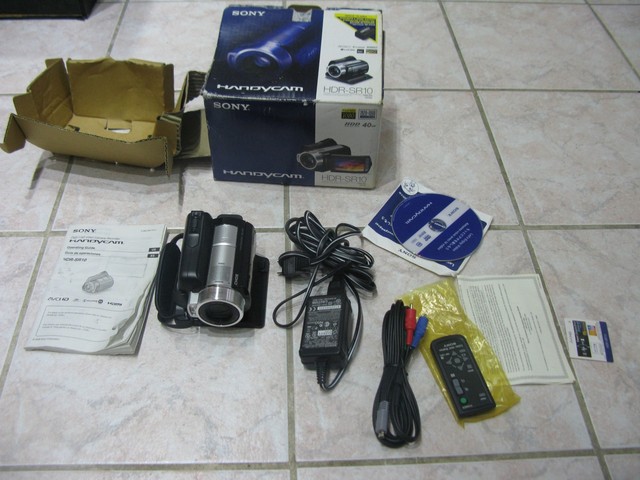 Sony HDR-SR10 (40 GB) Hard Drive Camcorder for sale online | eBay