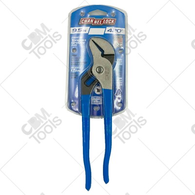 Channellock 420 9.5" Straight Jaw Tongue and Groove Pliers 1.5 ...