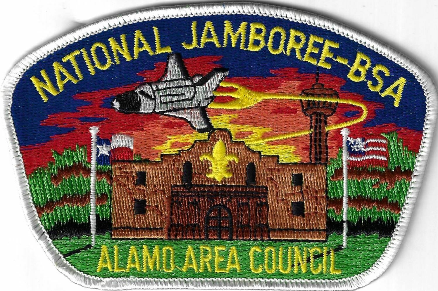 Alamo Area Council National Jamboree-BSA WHITE Border [TX2604] | eBay