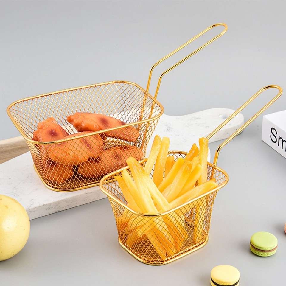 Frying Basket French Fries Frying Basket Square Oil Frying Basket ...