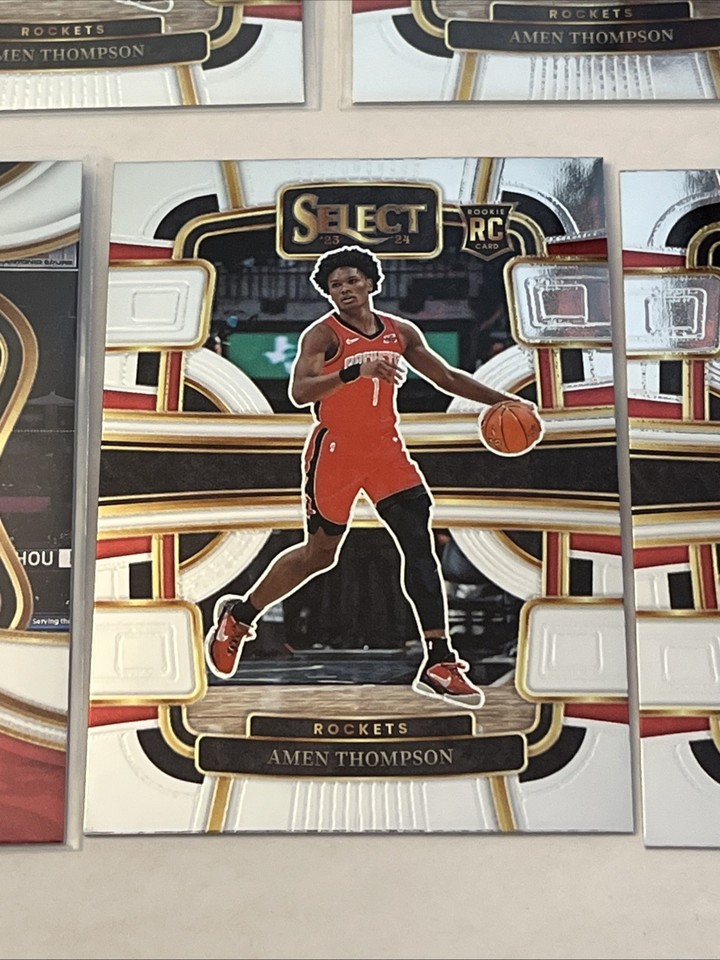 2023-24 Select Amen Thompson Courtside, Premier & (5) Concourse Rookie Cards RC | eBay