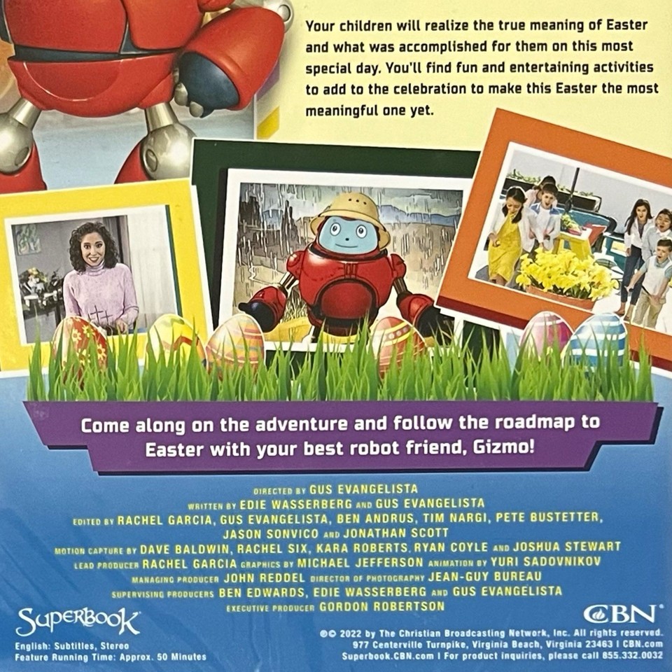 Superbook: Gizmo's Roadmap To Easter (DVD, 2022) - NEW SEALED | eBay UK