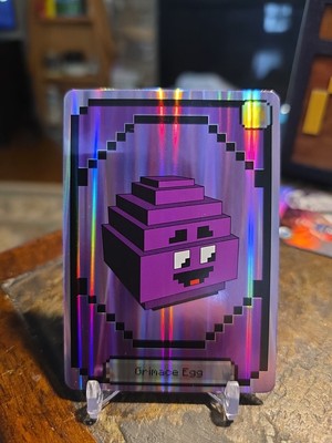 2025 McDonald’s Minecraft Adult Happy Meal Grimace Egg Card With Unused ...