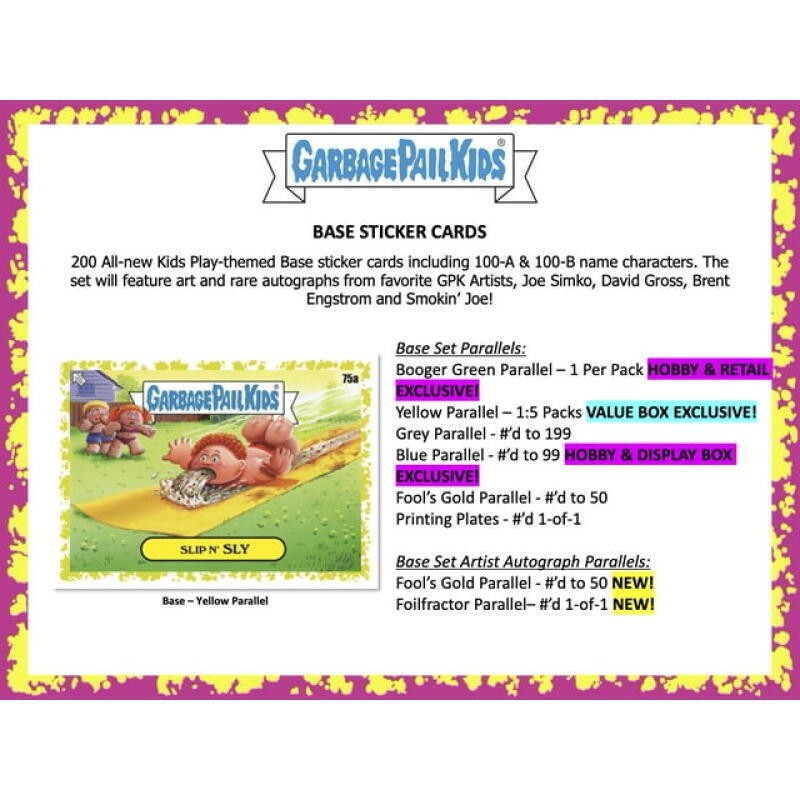 2024 Topps GPK Garbage Pail Kids Kids at Play Factory Sealed Retail ...