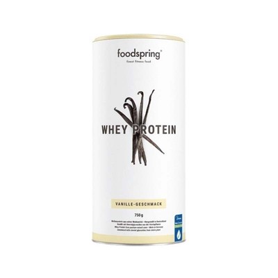 FOODSPRING Whey Protein - protein supplement powder 750 g vanilla ...