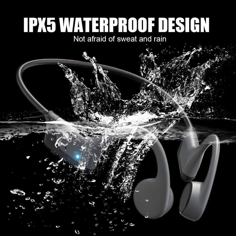 Ear Hook Headphones induction 5.3 Open Ear Headphones IPx5 Waterproof ...