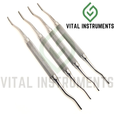 4 Pcs Bone File #12A Medical ENT Surgical Dental Instruments Stainless ...