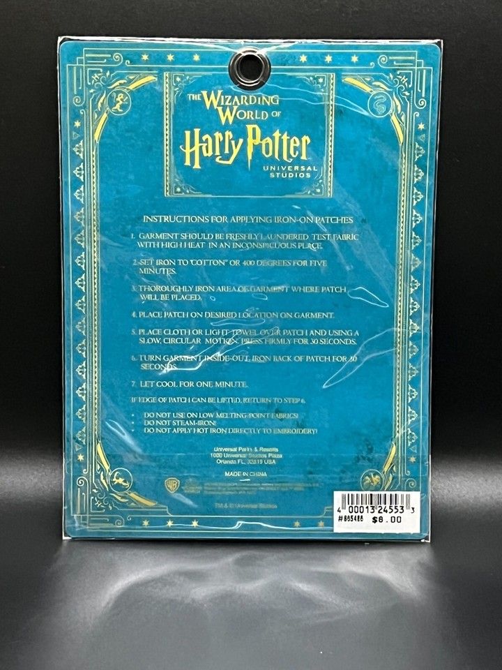 *New* HARRY POTTER Wizarding World SLYTHERIN Logo Crest PATCH | eBay