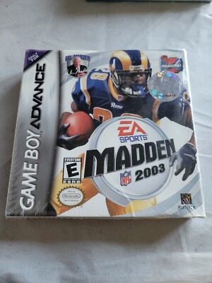 NINTENDO GAMEBOY ADVANCE MADDEN NFL 2003 BRAND NEW FACTORY SEALED | eBay