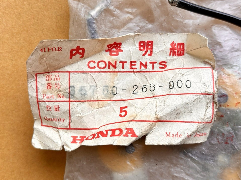 NOS JAPAN HONDA CA72 CA77 C72 C77 C78 CB72 CB77 CL72 CL77 NEUTRAL ...
